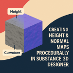 🌄 Creating Height Maps and Normal Maps Procedurally in Adobe Substance 3D Designer – SurfaceMentor